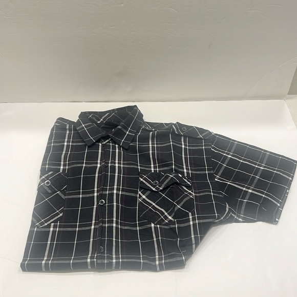 burnside | Shirts | Burnside Short Sleeve Shirt Nice Black And White ...